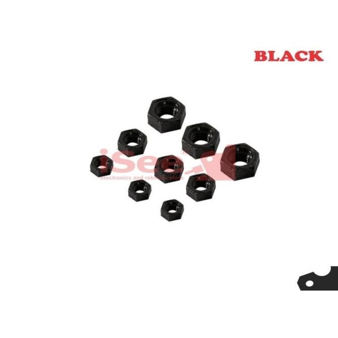 Jual Nut MUR hole 2MM 2 mm hex M2 hexagonal besi metal Color | Shopee ...