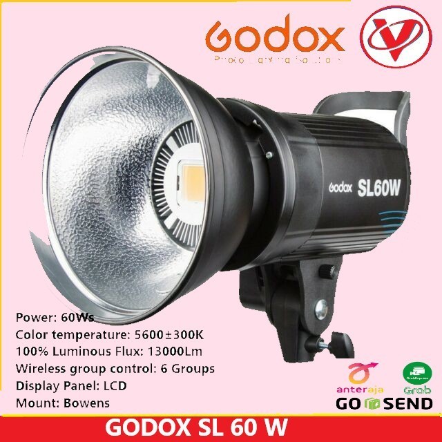 Jual GODOX SL-60W VIDEO LED BOWENS MOUNT SL60W WHITE LED | Shopee Indonesia