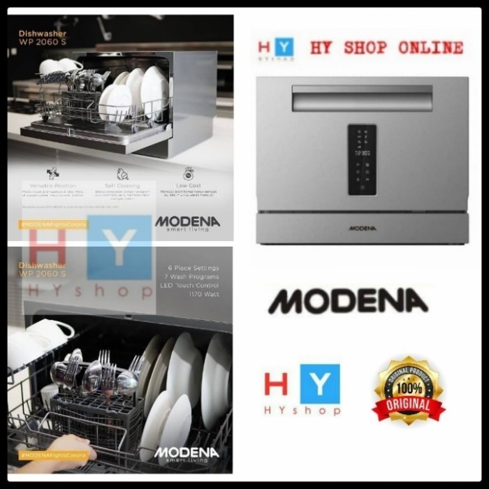 Jual Modena Dishwasher Wp 2060 S - Mesin Cuci Piring Modena Wp-2060S ...