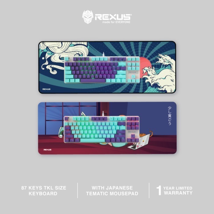Jual Rexus Ayaka Series Tkl Keyboard Mousepad | Shopee Indonesia