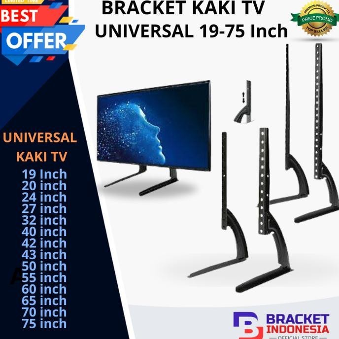 Jual kaki TV LED lg sharp samsung dll 32 24 40 inch besi tebal | Shopee ...