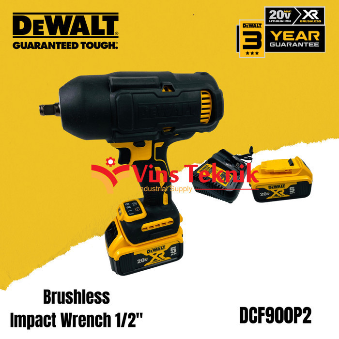 Jual Brushless Impact Wrench Dcf 900 Dewalt Dcf900P2T Mesin Pembuka ...