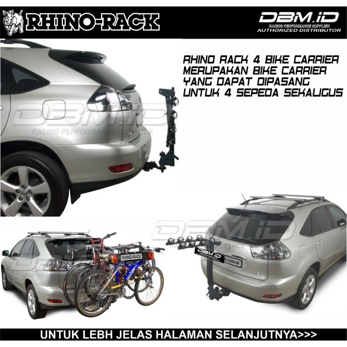 Jual Rhino Rack 4 Bike Carrier Towing Rak Sepeda Belakang Mobil ...