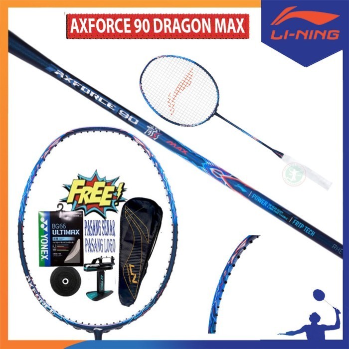 Jual New Lining Axforce 90 Dragon Max Raket Badminton Original | Shopee ...