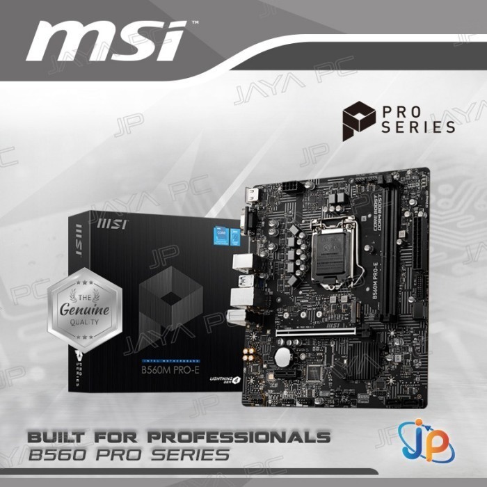 Jual Motherboard Msi B560M Pro-E (Lga1200, B560, Ddr4, Usb3.2, Sata3 ...