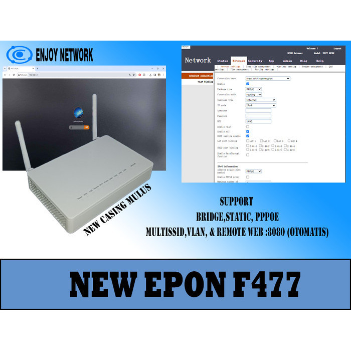 Jual New!!! ZTE EPON F477 - Dengan Adaptor | Shopee Indonesia