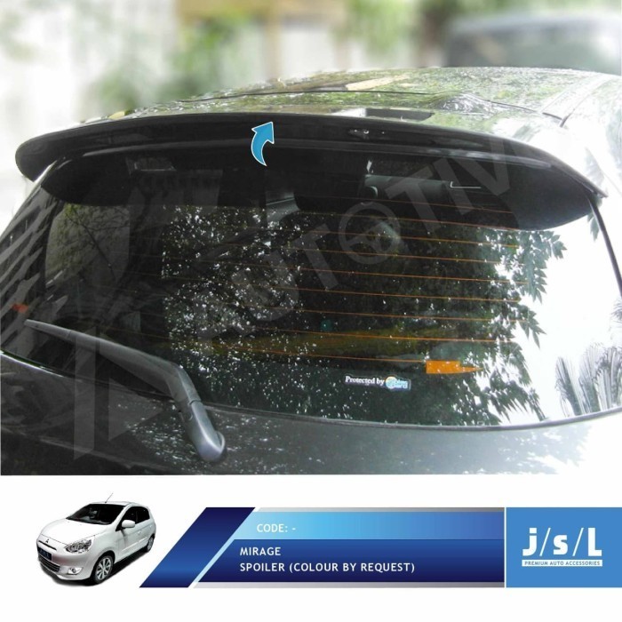 Jual Mitsubishi Mirage Spoiler Jsl Warna Custom / Spoiler W/ Colour ...