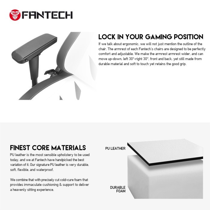 Jual Fantech Gc283 / Gc-283 Premium Gaming Chair | Shopee Indonesia