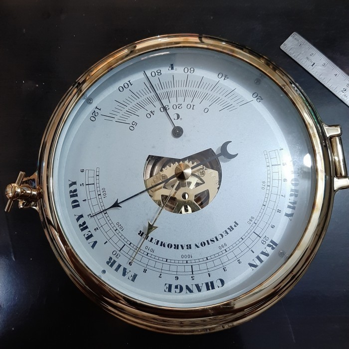 Jual NEW SERIES BAROMETER 6" KUNINGAN QUALITY ORIGINAL | Shopee Indonesia