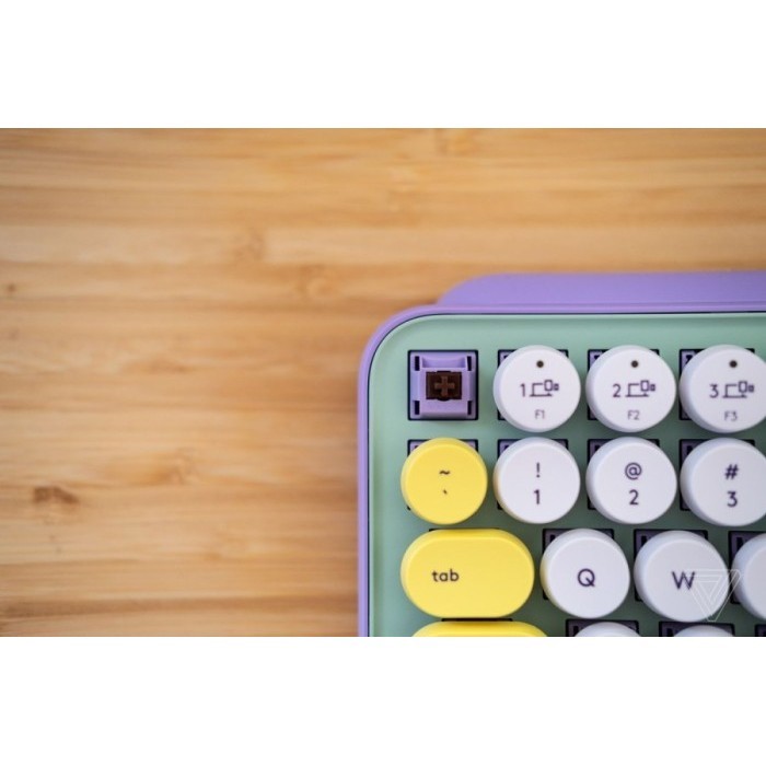 Jual Keyboard Logitech Pop Keys Wireless Mechanical Emoji Keyboard ...