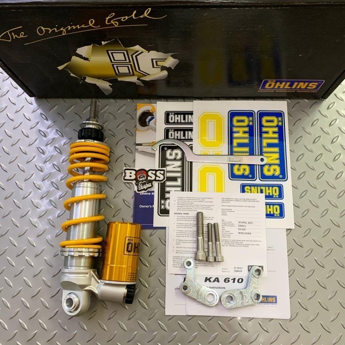 Jual Shock Tabung Ohlins Ka Series Gold Front Vespa Sprint Prima Gts S ...