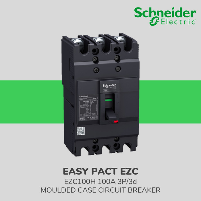 Jual Schneider Easypact Ezc100H Mccb 100A 3P 30Ka - Ezc100H3100 | Shopee Indonesia