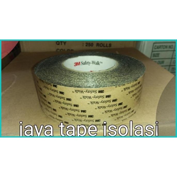 Jual Isolasi safety walk 3m 610 - anti slip black 2" x 18meter 19F3B2024 li | Shopee Indonesia