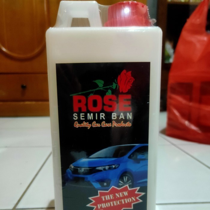 Jual SEMIR BAN MOBIL/MOTOR TERBAIK ROSE (1 LITER) | Shopee Indonesia
