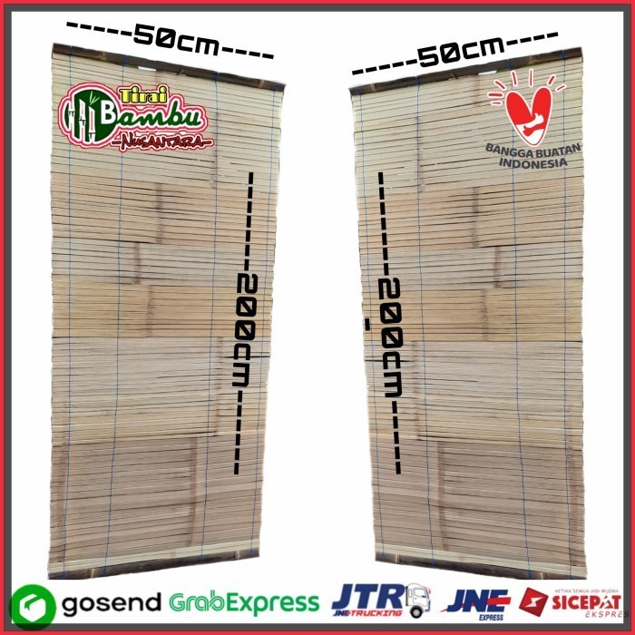 Jual TIRAI KREY KREI BAMBU ATI SIZE L-50CM X T-200CM | Shopee Indonesia