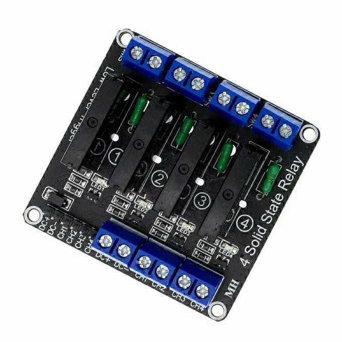 Jual Modul 4ch 4 ch channel Solid state relay SSR module Arduino 5V 5 V ...