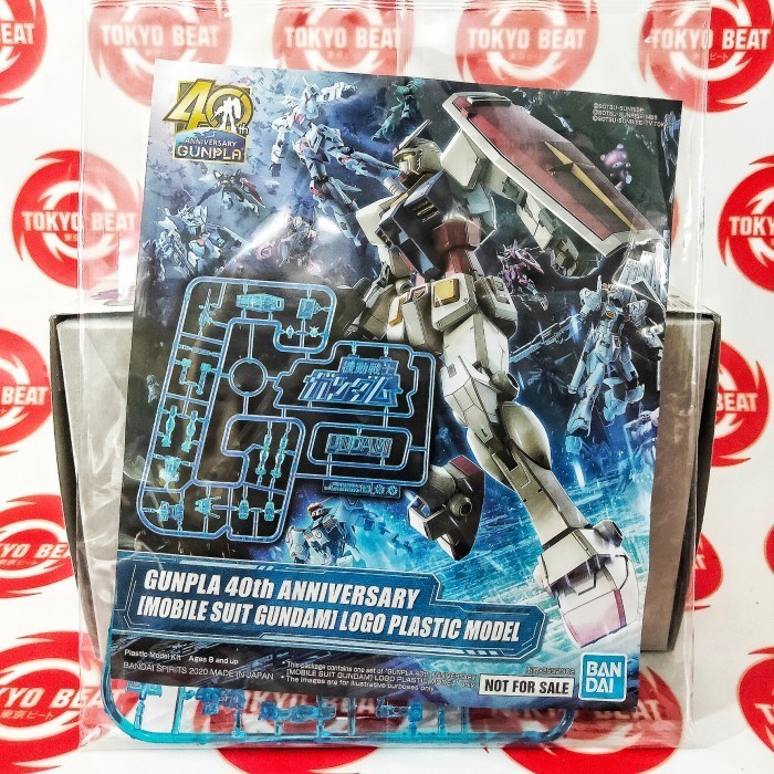 Jual GUNPLA 40TH ANNIVERSARY GUNDAM LOGO CLEAR | Shopee Indonesia