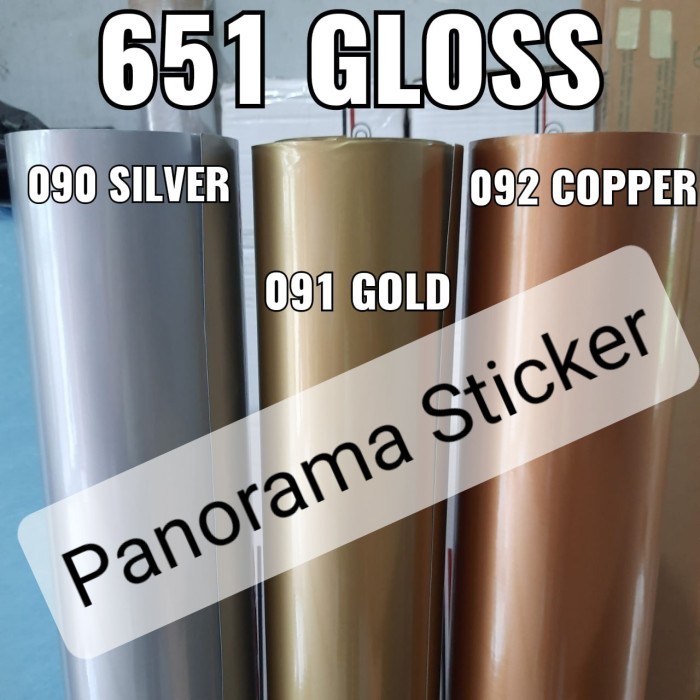 Jual STICKER ORACAL 651 MATT / GLOSS (WARNA SILVER, GOLD, COPPER ...