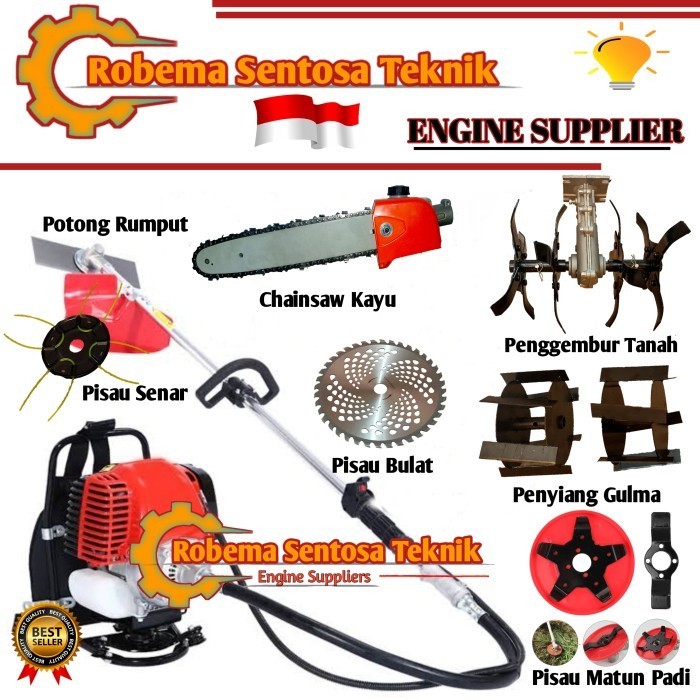 Jual Mesin Potong Rumput 4 Tak Starke Multifungsi 7 Jenis Mata Pisau ...