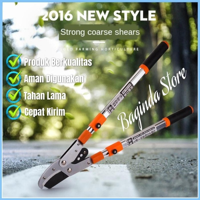 Jual Gunting Dahan Ranting Pohon Alat Pemotong Dahan Tanaman Gagang Panjang | Shopee Indonesia