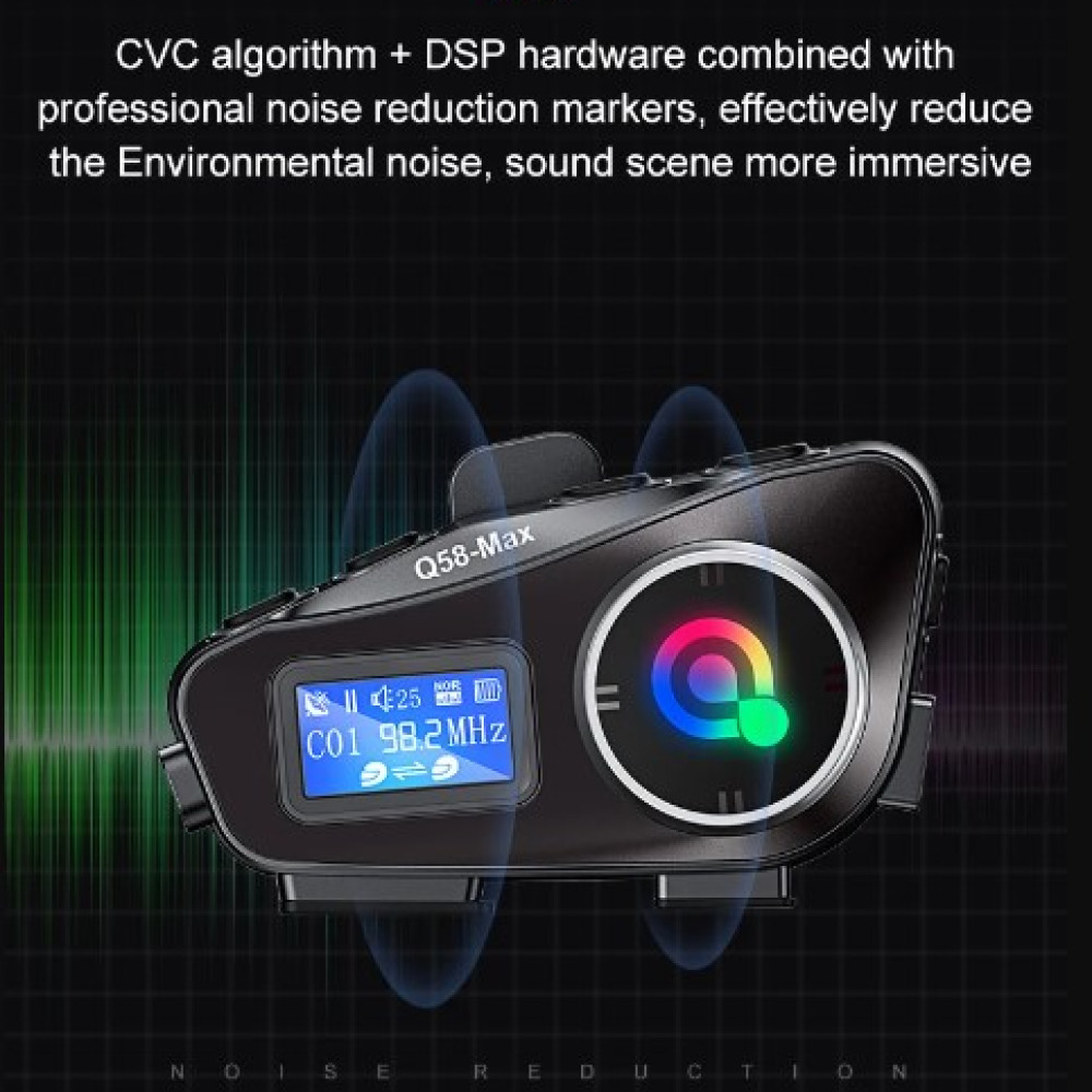 Jual Intercom Helm Bluetooth Headset Helmet Motorcycle with LCD Display ...