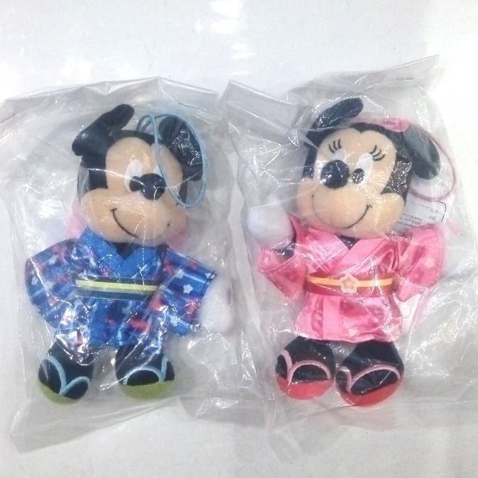 Jual Boneka Yukata mascot Mickey & Minnie set | Shopee Indonesia