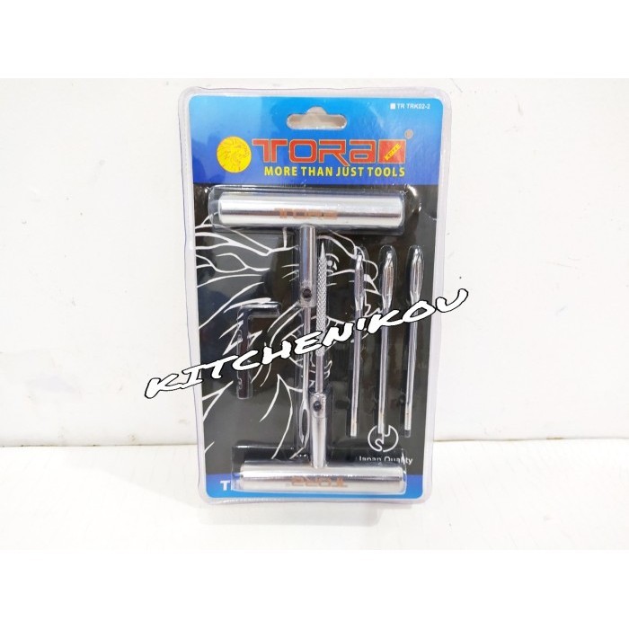 Jual ALAT TAMBAL BAN TUBLES TORA / TIRE REPAIR TOOL KIT | Shopee Indonesia