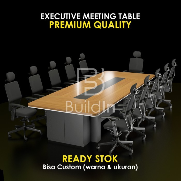 Jual Meja Meeting Besar Meja Rapat Meeting Table Build In | Shopee ...