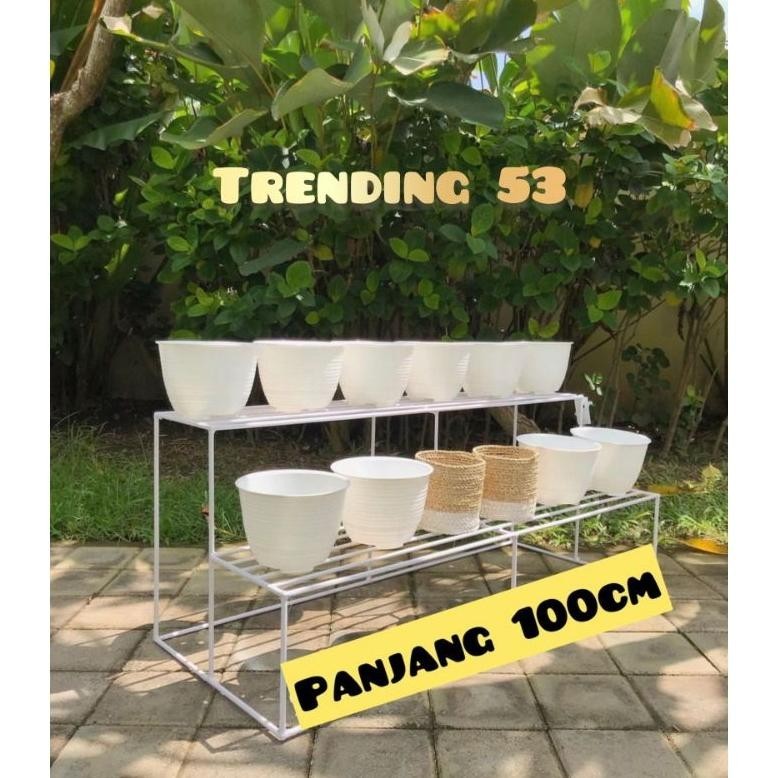 Jual "Teknologi untuk Masa Depan Rumah Anda" Rak bunga besi susun 2 ...