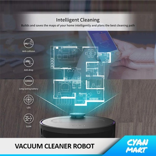 Jual Botslab Smart Life 360 Robot Vacuum Sweeping Mop S6 Automatic