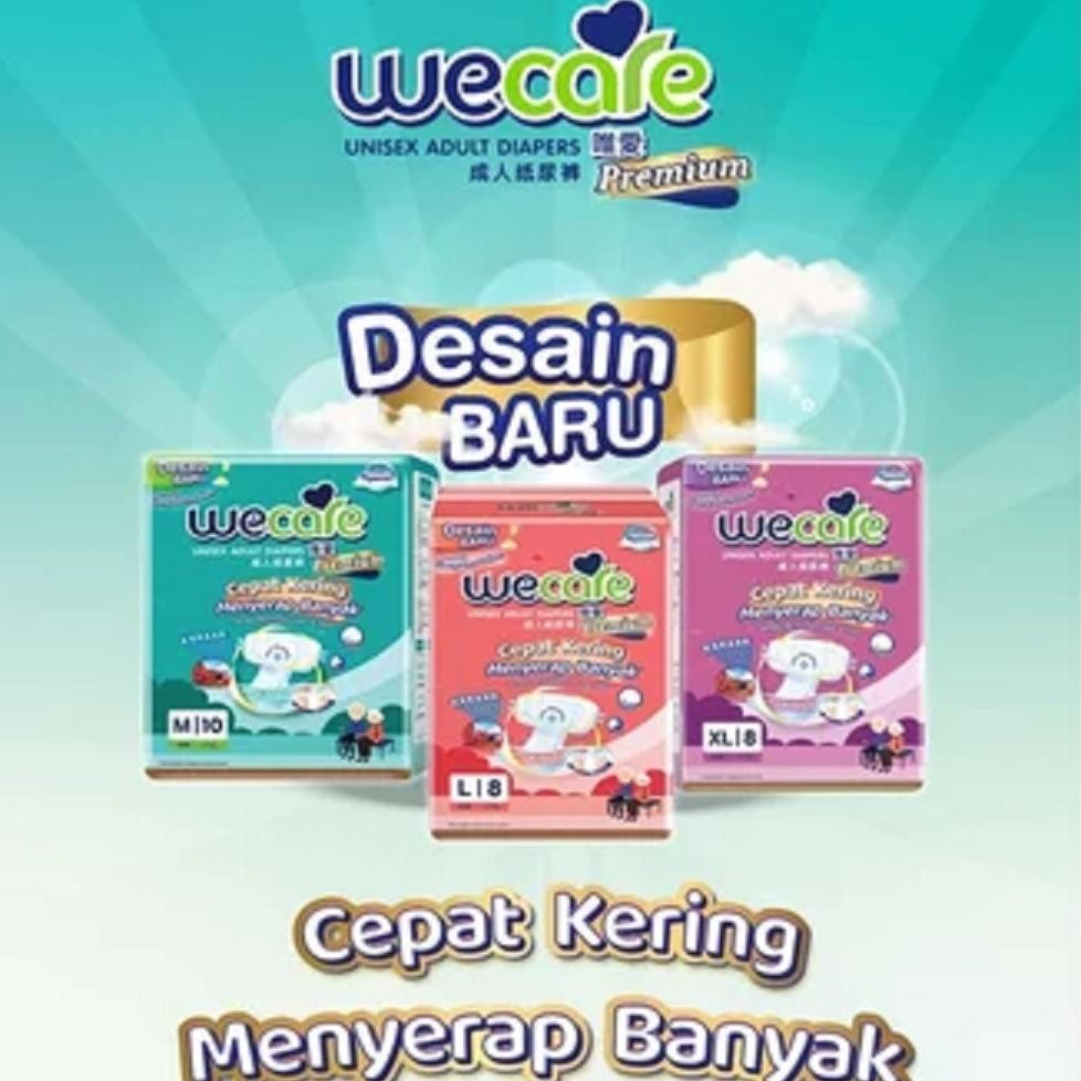 Jual Model Baru Pempers wecare Adult Diapers M10 L8 XL8 Popok Perekat WE CARE ~ | Shopee Indonesia
