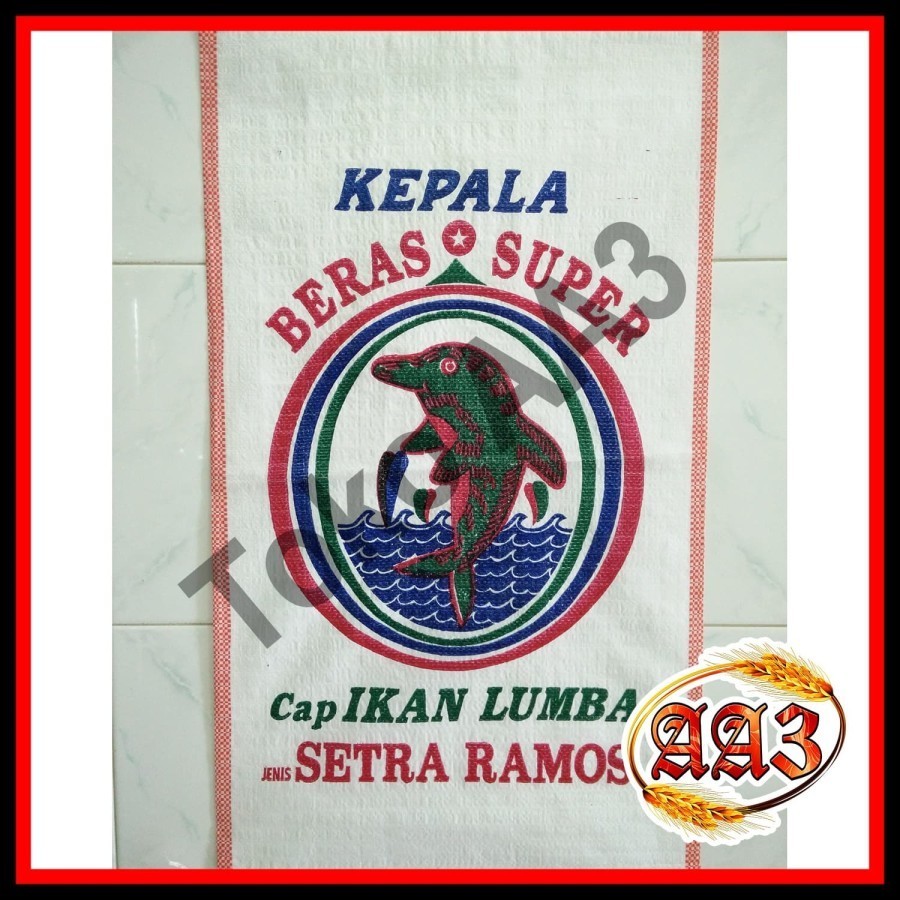 Jual tokokarungaa3 Karung beras putih merek Ikan Lumba 20kg | Shopee ...