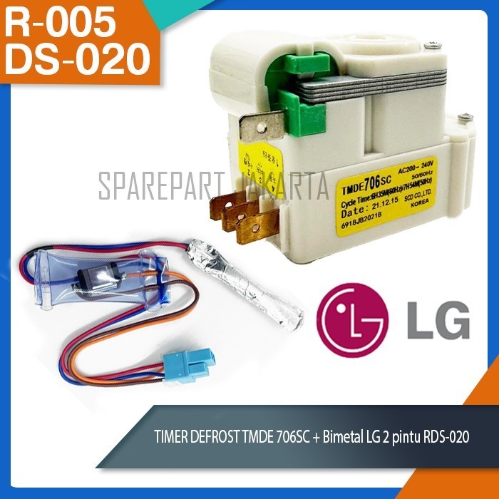 Jual Timer Defrost Dan Fuse Bimetal Kulkas Lg 1 Set | Shopee Indonesia