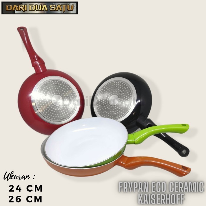 Jual Frypan Eco Ceramic Kaiserhoff Wajan Keramik Induksi | Shopee Indonesia