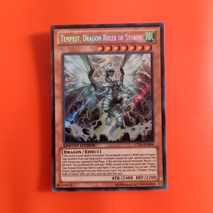 Jual Tempest, Dragon Ruler Of Storms Secret Rare Kartu Yugioh Original ...