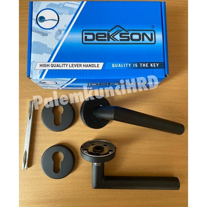 Jual Lever Handle Dekkson Lhtr 003 Matt Bla Gagang Pintu Swing Dekson ...