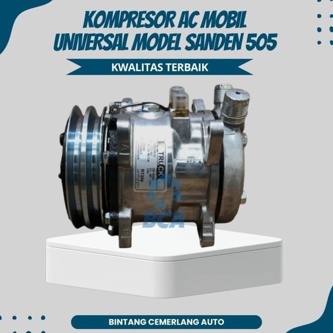 Jual Compressor Kompresor Ac Mobil Sd505 Universal Model Sanden 505 ...