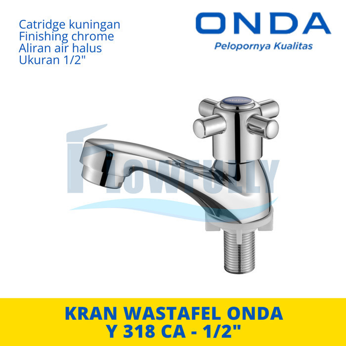 Jual Y 318 CA ONDA KRAN AIR WASTAFEL CUCI TANGAN BODY BESAR | Shopee Indonesia