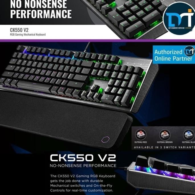 Jual New Cooler Master Ck550 V2 - Rgb Fullsize Mechanical Gaming Keyboard | Shopee Indonesia