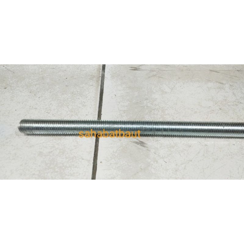 Jual m10 as drat long drat galvanis 10mm x 1 meter | Shopee Indonesia