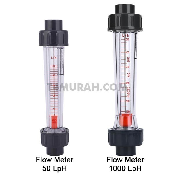 Jual Flow Meter Ukur Arus Air Rotameter 50 Lph - 1000 Lph | Shopee ...