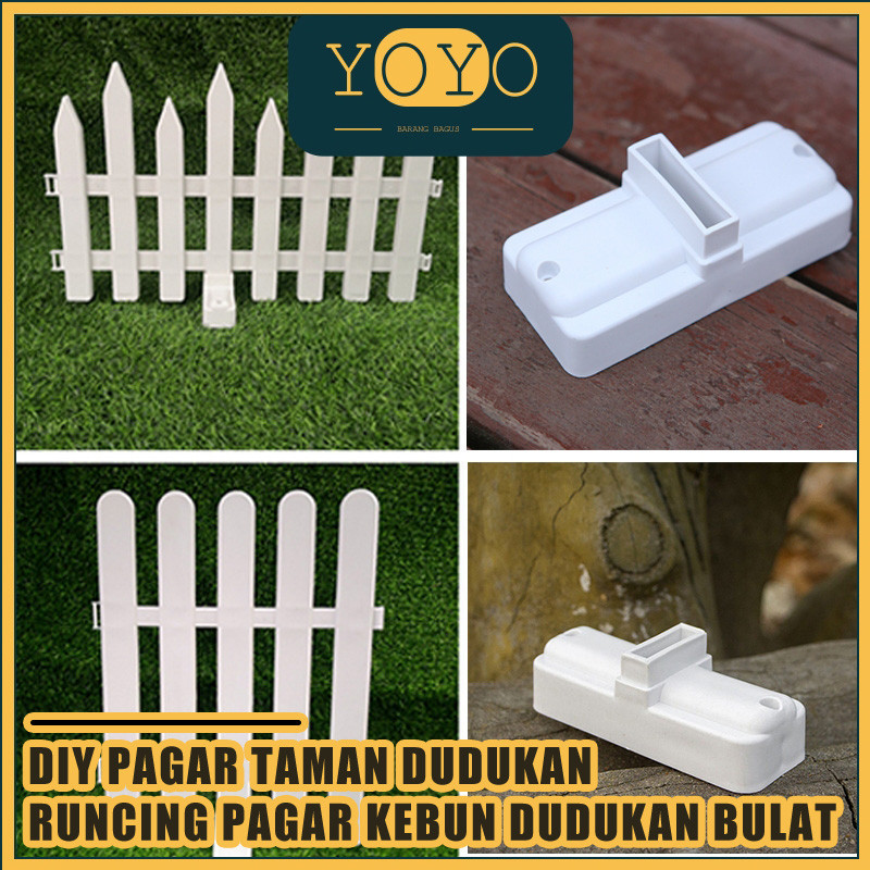 Jual DIY Pagar Taman Dudukan Runcing Pagar kebun Dudukan Bulat | Shopee ...