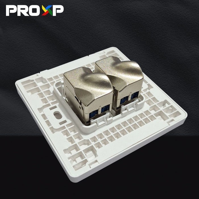 Jual Proxp Modular Jack Ftp Stp Rj45 Cat 6 Tolless Keystone Spin Shield | Shopee Indonesia