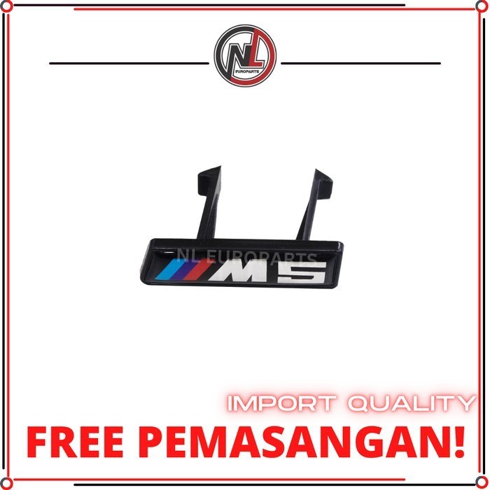Jual EMBLEM M5 GRILL DEPAN BMW F10 520I 523I 528I 535I LOGO GRILL BMW ...