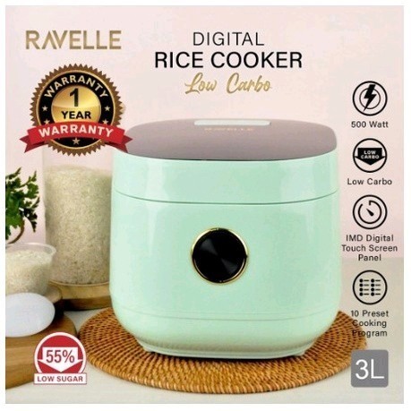 Jual Ravelle Digital Rice Cooker 2 Liter | Shopee Indonesia