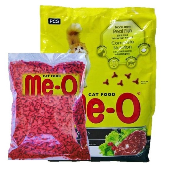 Jual Meo Cat Food Beef Repack 1 Kg - Petcareshop | Shopee Indonesia