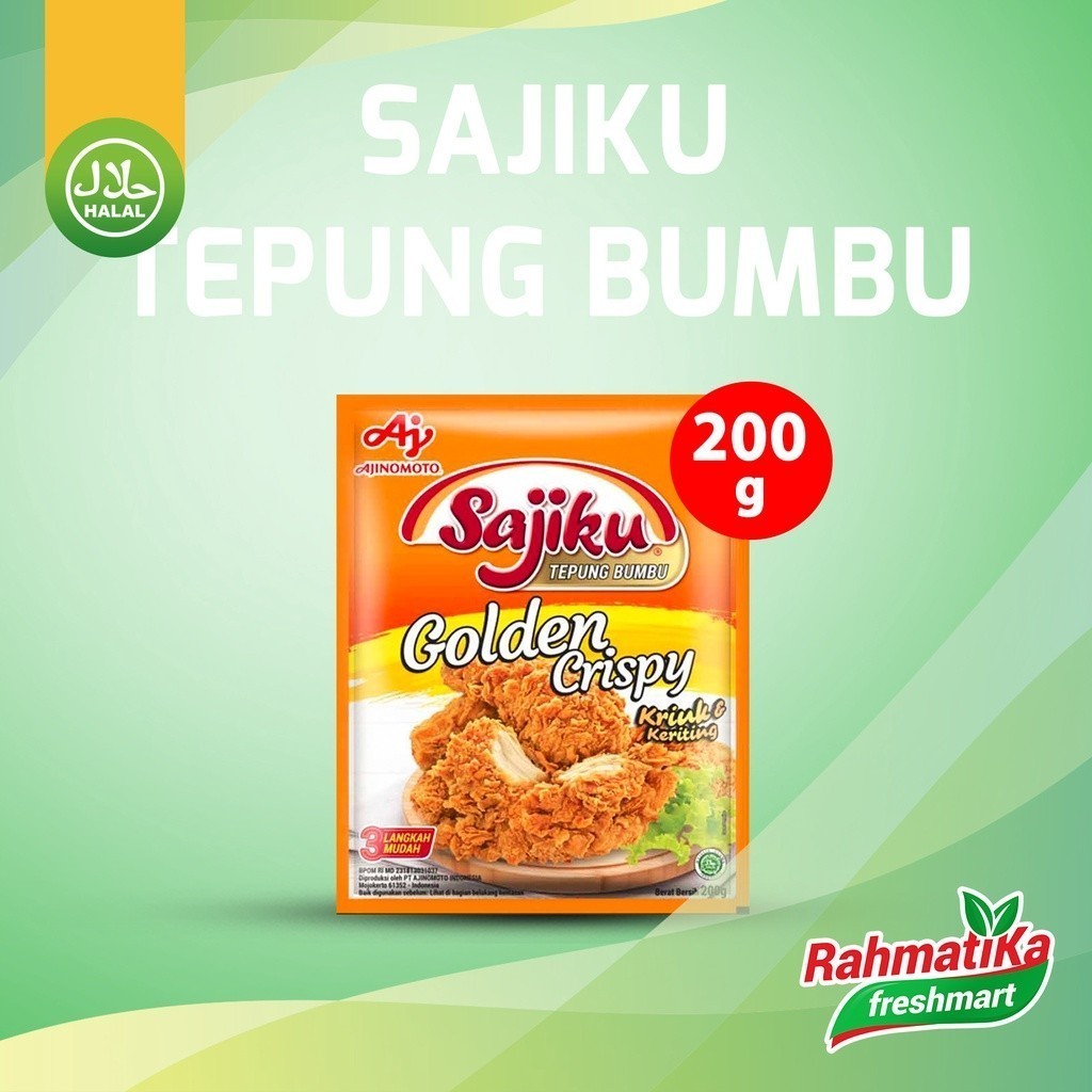 Jual Sajiku Tepung Bumbu Golden Crispy 200 gr | Shopee Indonesia