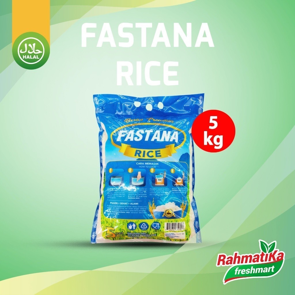 Jual Beras Cap Fastana Rice 5 Kg | Shopee Indonesia