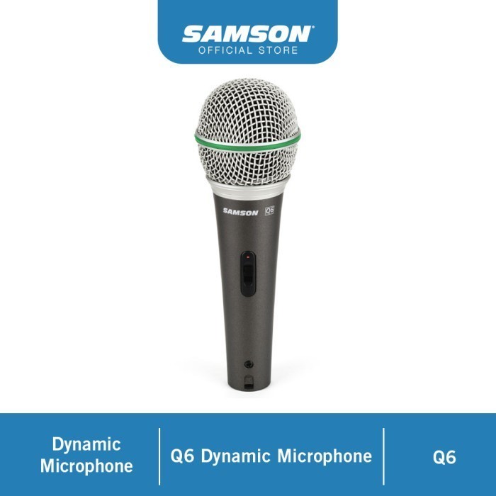 Jual Samson Q6 Dynamic Microphone | Shopee Indonesia