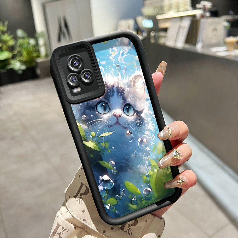 Jual Casing Hp VIVO V20 Pro Case pola kucing Casing HP pelindung ...